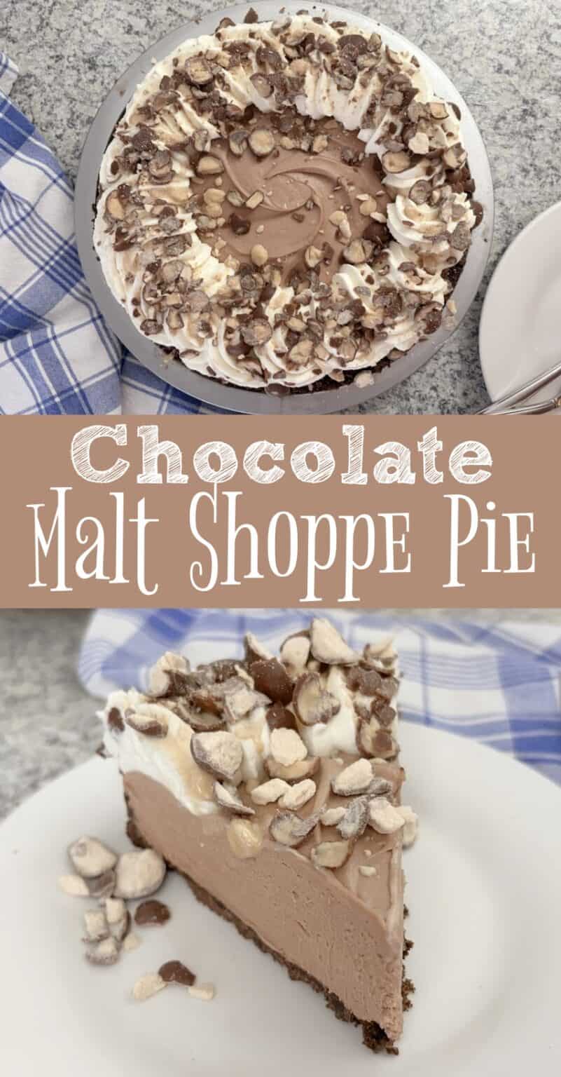 Chocolate Malt Shoppe Pie - Portlandia Pie Lady