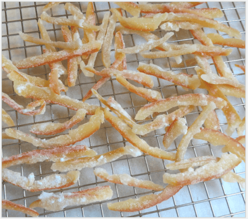 Candied Citrus Peels - Portlandia Pie Lady