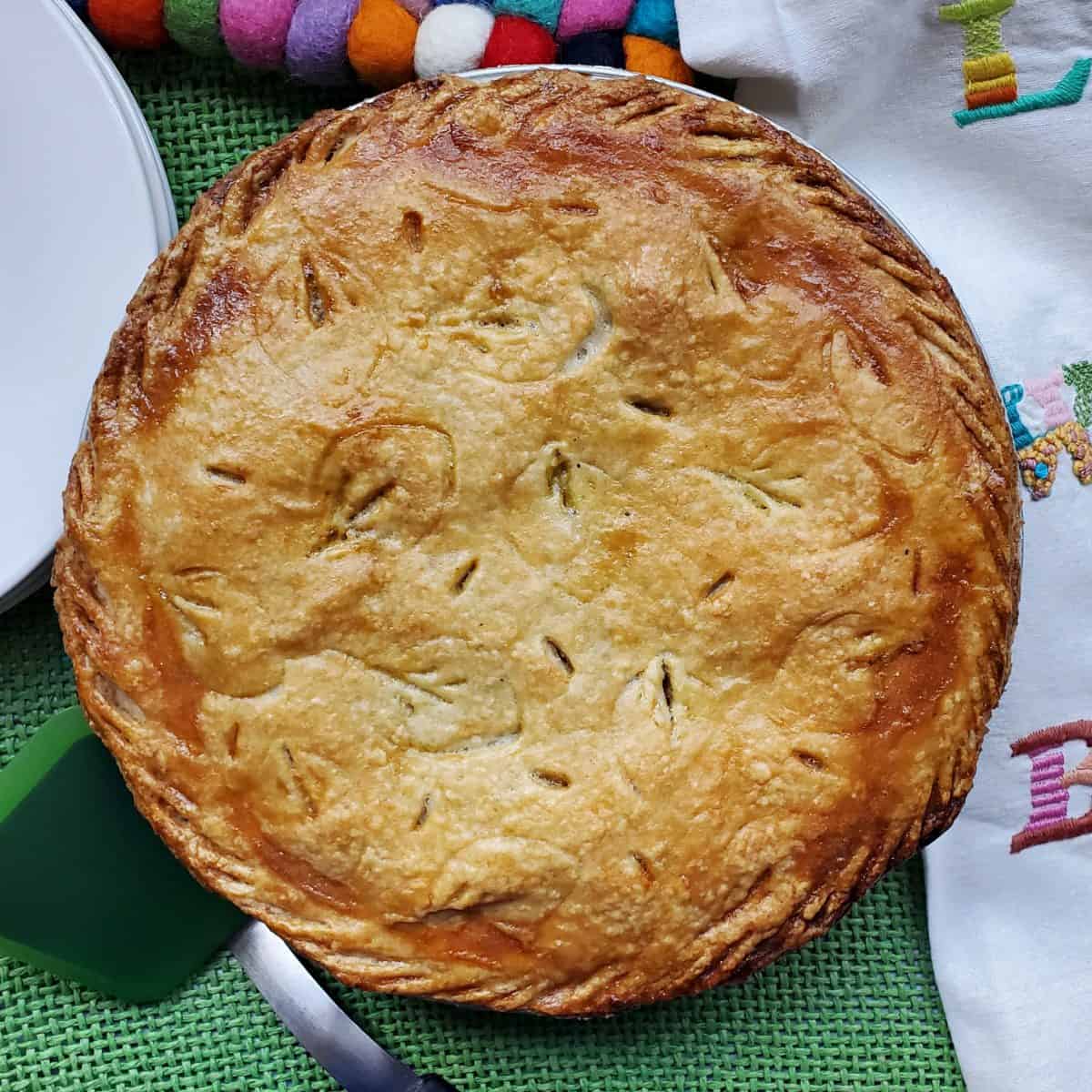 Tangerine Chess Pie - Portlandia Pie Lady