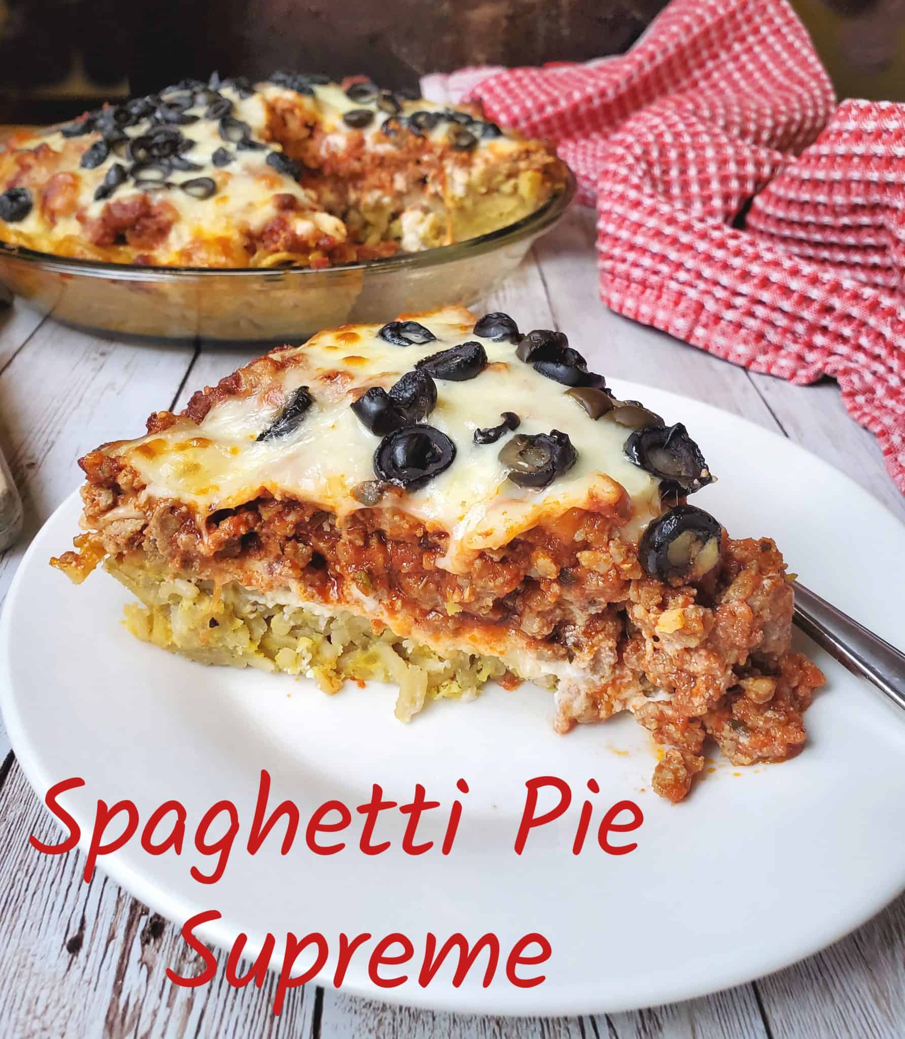 Spaghetti Pie Supreme - Portlandia Pie Lady