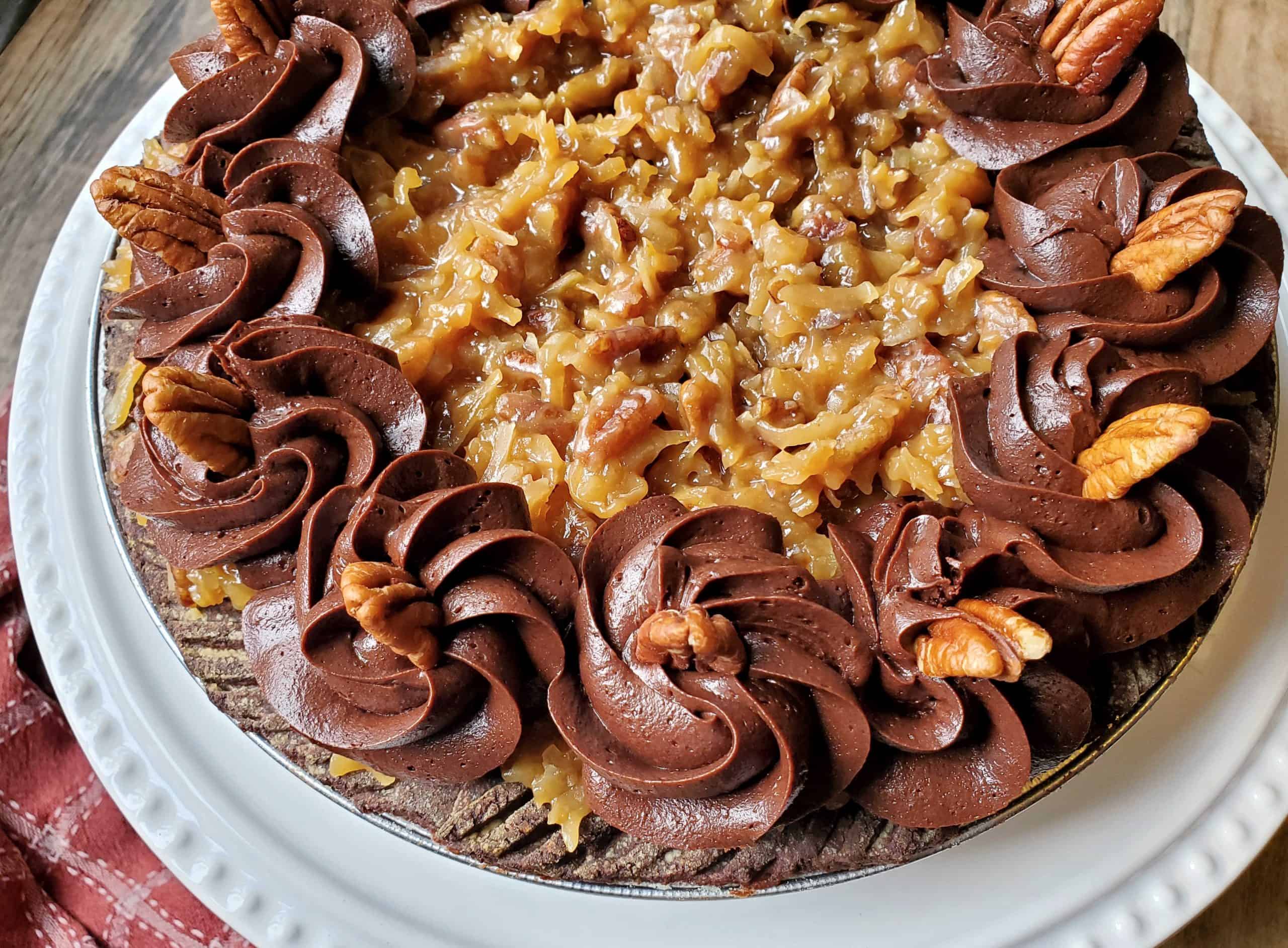 German Chocolate Pie - Portlandia Pie Lady