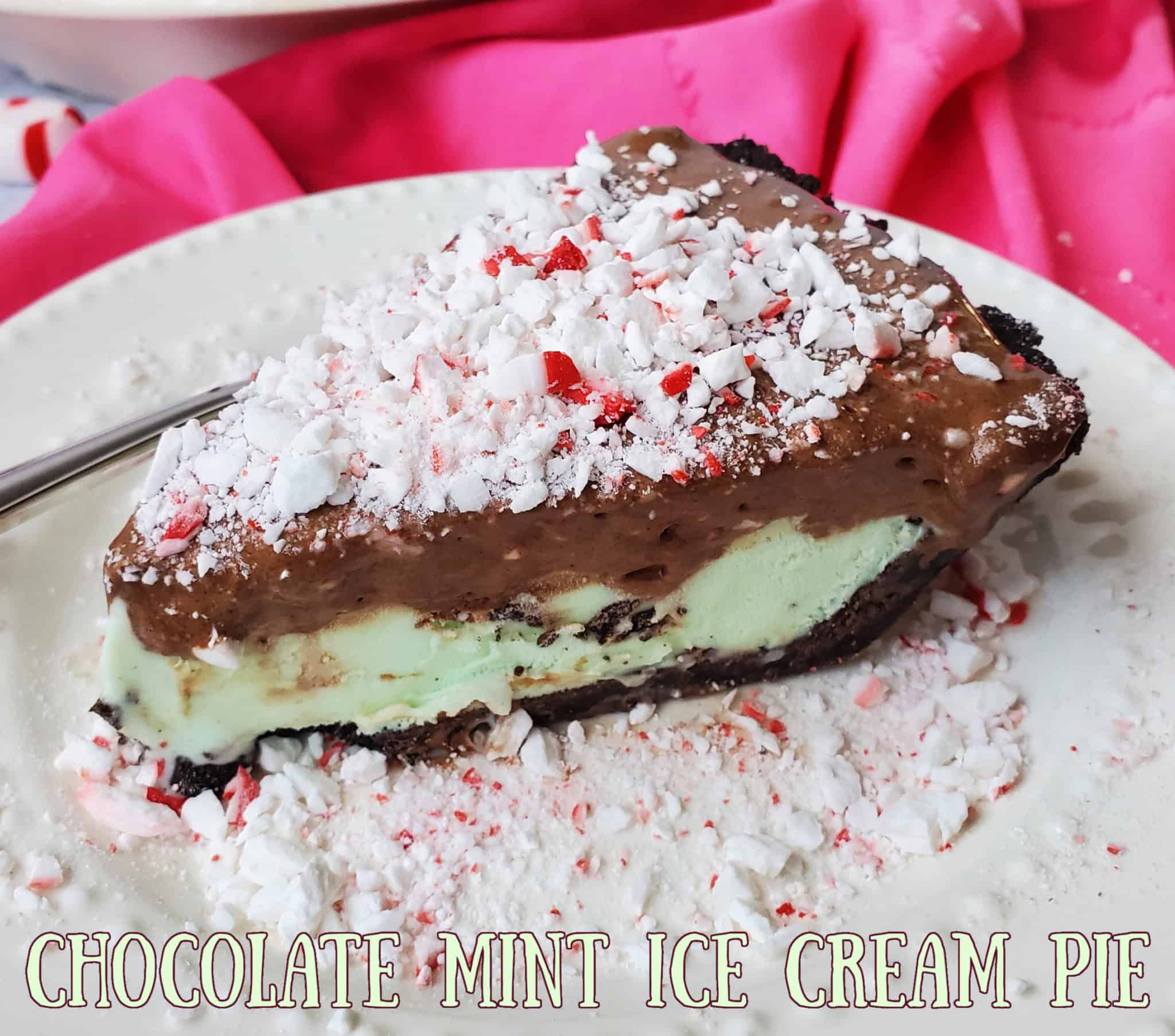 Chocolate Mint Ice Cream Pie - Portlandia Pie Lady