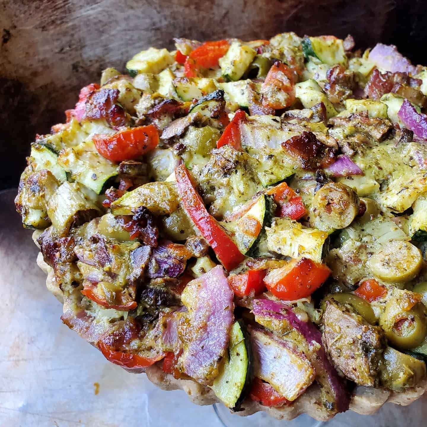 Fried Green Tomato Tart - Portlandia Pie Lady