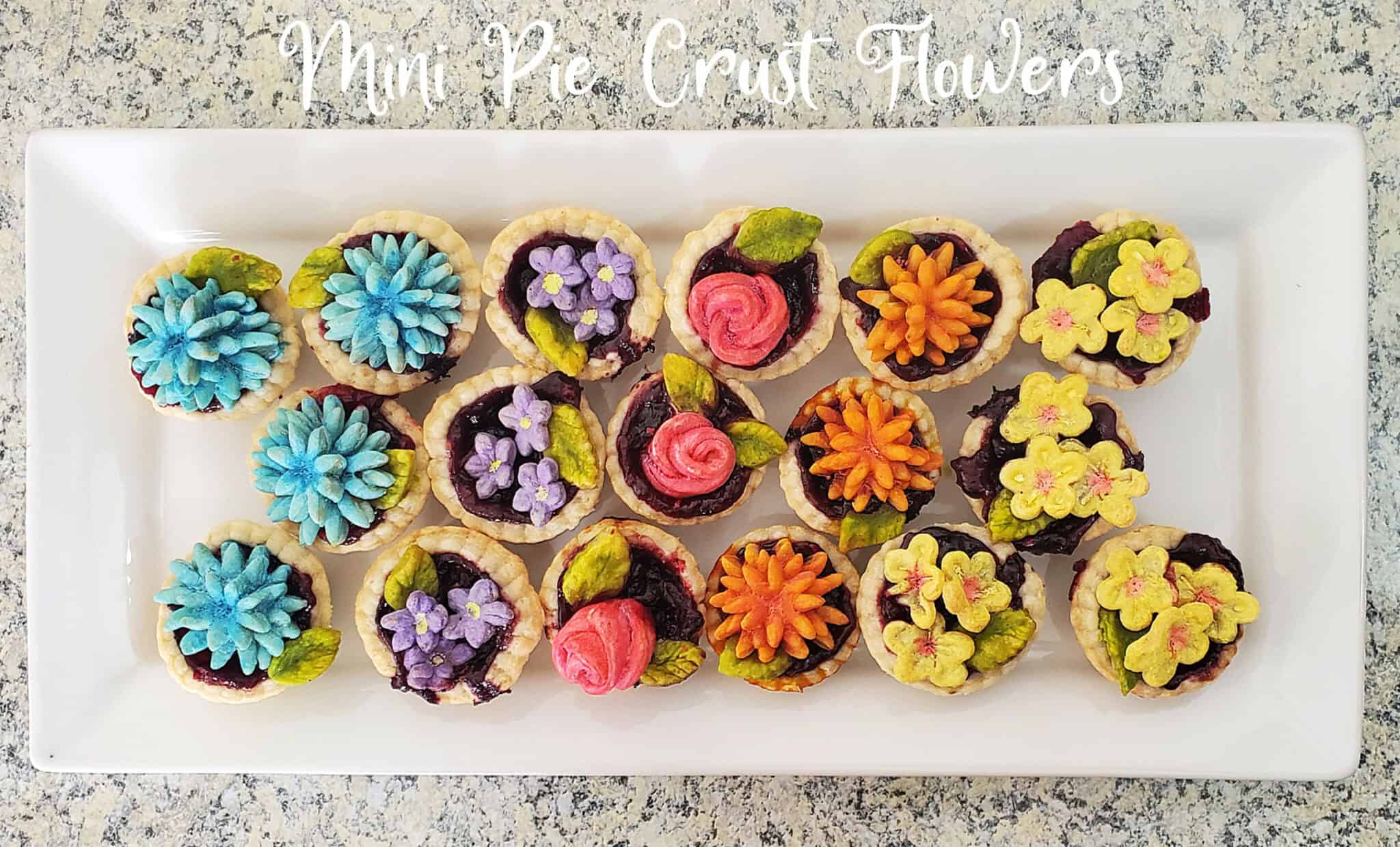Pie Crust Flowers & Mini Pies - Portlandia Pie Lady