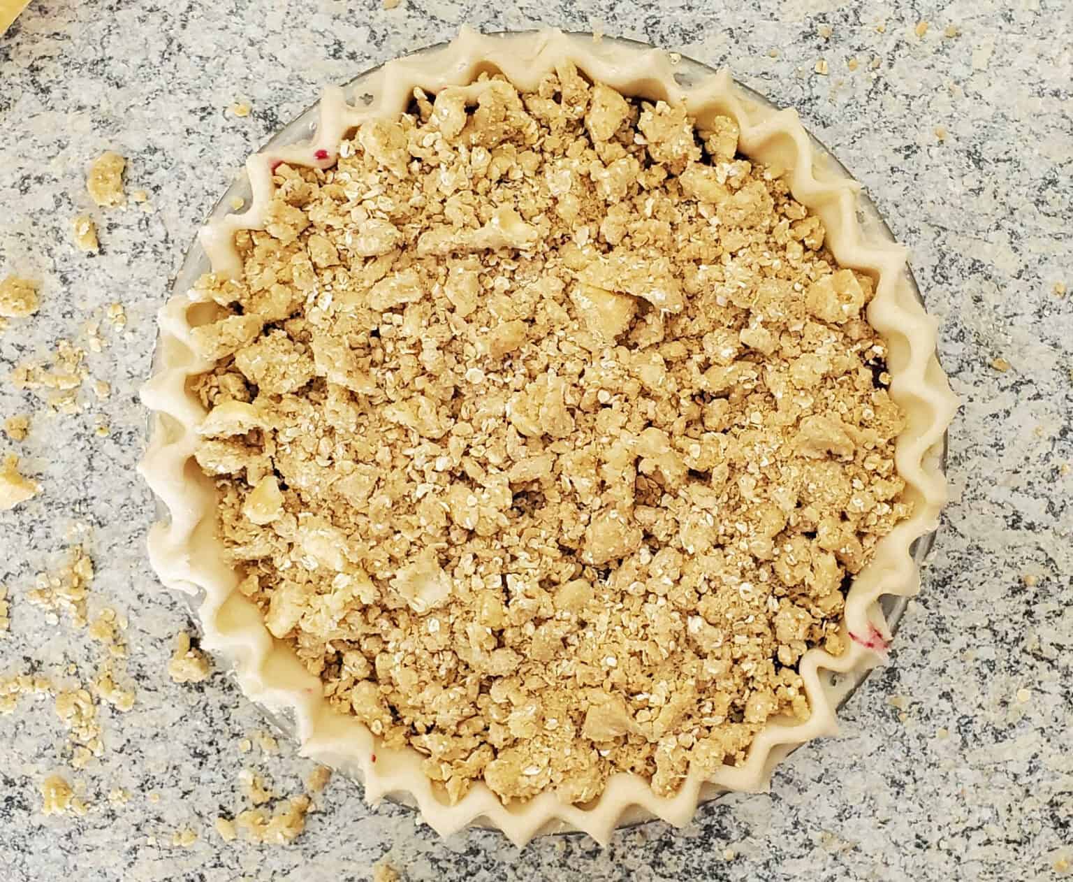 Very Cherry Crumble Pie - Portlandia Pie Lady
